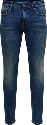 Only & Sons Mens Blue Denim Skinny