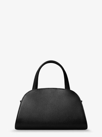 Tory Burch Womens Satchel Bag Romy Small Leather Black Shoulder