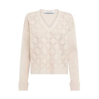 Blugirl Femme, Pulls, Beige, Taille: 38 FR Pulls &Eacute;l&eacute;gants pour Femmes