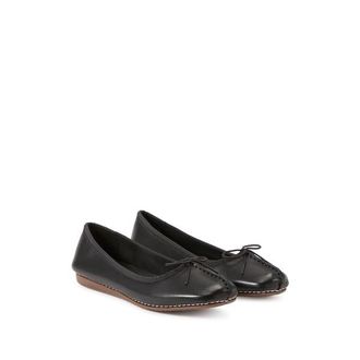 Clarks Ballerines Freckle Ice en cuir de vache