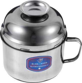 FOMIYES Gro&szlig;e Edelstahl Bento Kasten mit Doppelwandiger Isolierung Auslaufsicher Hitzebest&auml;ndig f&uuml;r Camping und B&uuml;ro