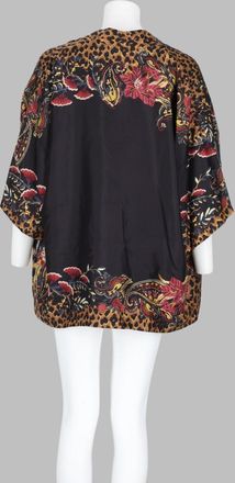 Etro Womens Printed Silk Jacket Multicolour