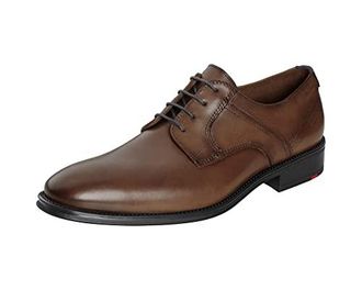 Lloyd Chaussures &agrave; lacets Gala pour homme - Chaussures daffaires - Derby - Coupe normale - Cuir, Cognac Midnight 13, 42 EU
