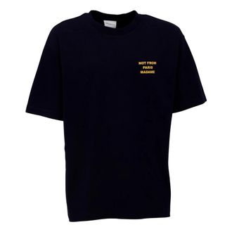 Dr&ocirc;le de Monsieur Le T-Shirt Slogan - - Tops - Herren - Blau - XL