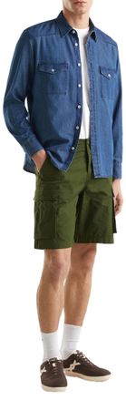 Benetton Herren Bermuda 4LN5U9006 Badehose, Verde, 52