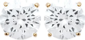 Brillaxis Boucles doreilles puces 6 mm plaqu&eacute; or