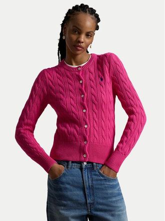 Polo Ralph Lauren Strickjacke 211971868509 Rosa Slim Fit