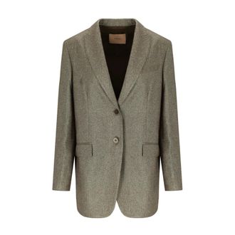 Twinset Blazer crois&eacute; - Femme - Vestes - Beige - Taille: 38 FR