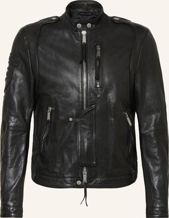 Dsquared2 Lederjacke schwarz