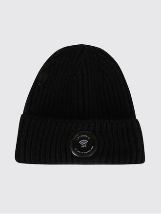 C.P. Company C. P. COMPANY Gerippte Woll-Beanie mit Umschlag