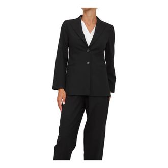 Marella Schwarze Jacke mit Polyester und Viskose - - Jackets - Damen - Schwarzk - L
