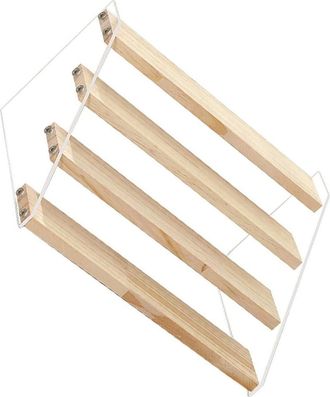 Supvox Dessert Pr&auml;sentationsst&auml;nder 4 stufiges Aufbewahrungsregal 30cm Breit Mehrschichtiger Kosmetik und Kuchen Organizer f&uuml;r Schreibtisch und Wohnzimmer