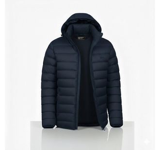 Geographical Norway Steppjacke Hochwertige Outdoorjacke Steppjacke mit Kapuze (1-St) Steppjacke Mit Kapuze Herbst &Uuml;bergangs Jacke