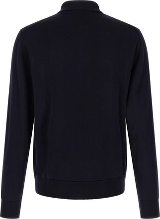 Dolce & Gabbana Virgin Wool Polo Shirt - Navy