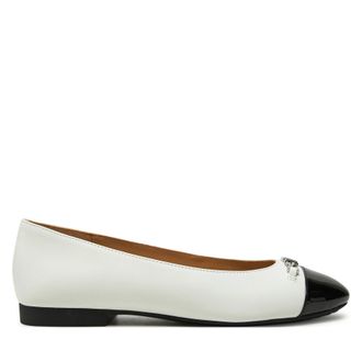 Michael Kors Ballerinas MICHAEL Michael Kors Rebecca Flex Ballet 40F4RBFP1L Wei&szlig;