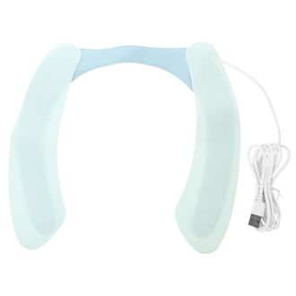 Artibetter TOPPERFUN Beheiztes Toilettensitzkissen mit PU Flanell Wasserabweisend Wiederverwendbar Intelligenter 10W Niedrigstrom Toilettensitzw&auml;rmer f&uuml;r Badezim