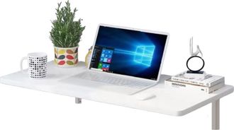 Generic An Der Wand Montierter, Zusammenklappbarer Computertisch, Schwebendes Aufbewahrungsregal Aus Holz, Zusammenklappbarer Kleiner Esstisch, Tragf&auml;higkeit 