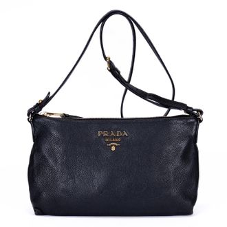Prada Crossbody Bags - Vitello Phoneix Corssbody Bag - Gr. unisize - in Schwarz - f&uuml;r Damen