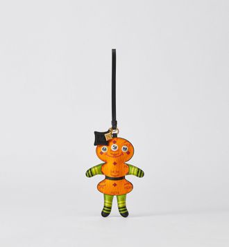 MCM MCM x Atelier Biagetti Anh&auml;nger in Visetos-Leder-Mix BRIGHT MARIGOLD VISETOS