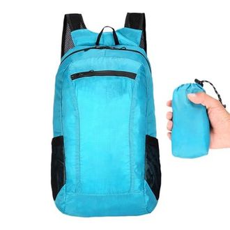 Generic Sac à dos léger | Sac à dos de camping - 20 L respirant imperméable confortable bretelles pliables pour gym, cyclisme, plage, pique-nique, randonnée, 