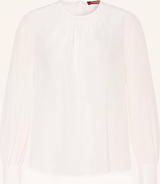 Max Mara Max Mara Studio Seidenbluse Vasto weiss