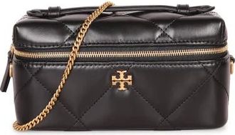 Tory Burch Femme, Sacs, Noir, Taille: ONE Size Kira Diamond Quilt Vanity Case