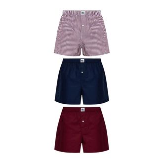 Lacoste Lot de trois boxers en coton - Homme - Sous-v&ecirc;tements - Multicolore - Taille: XL