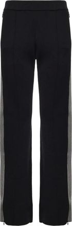 Pinko Pinko, Femme, Pantalons, Noir, Taille: 36 FR Straight Pantalons