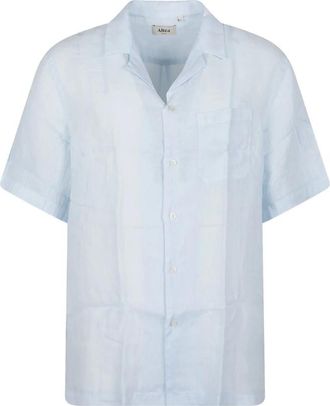 Altea Homme, Chemises, Bleu, Taille: M Short Sleeve Chemises