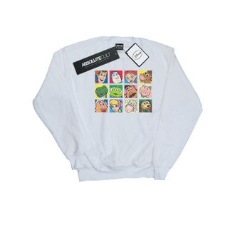 Disney Toy Story Character Squares Sweatshirt f&uuml;r Herren (Wei&szlig;)