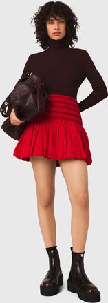 Maje Pull En Laine Et Soie - Marron - Maje