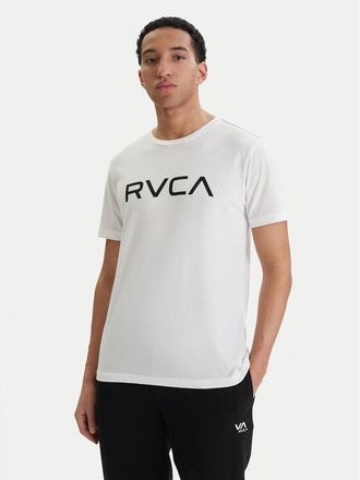 Rvca T-Shirt Big M420VRBI Wei&szlig; Slim Fit