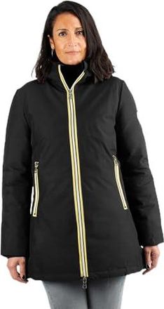 Paragoose Stanlowa doudoune parka veste Mi-longue femme noir