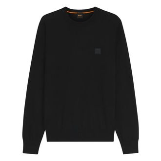 Boss Orange by Hugo Boss Herren, Strickwaren, Schwarzk, LGr&ouml;&szlig;e