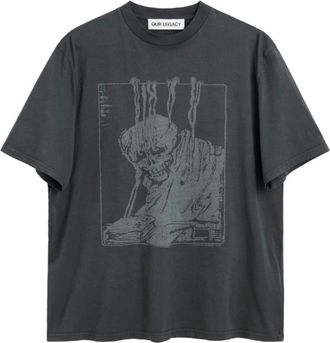 Our Legacy Homme, Tops, Noir, Taille: XL M2266Ba Box T-Shirt