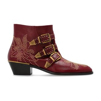 Chlo&eacute; Susan Cowboy Boots - - Shoes - Damen - Rot - 38 1/2 EU