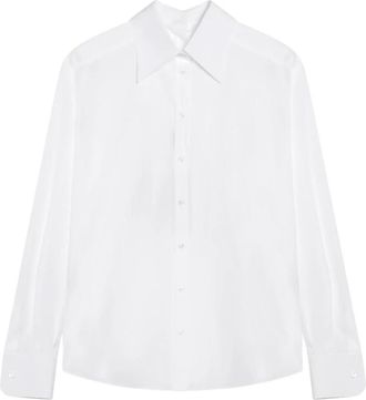 Dolce & Gabbana Hemd aus Baumwollpopeline - - Blouses & Shirts - Damen - Wei&szlig; - S