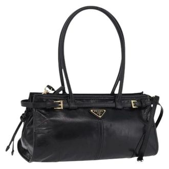 Prada Sac &agrave; main vintage doccasion - Femme - Pre-owned - Noir - Taille: ONE Size