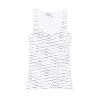 Giuseppe Di Morabito Femme, Tops, Blanc, Taille: 38 FR Sleeveless Top