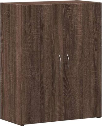 vidaXL Aktenschrank Braun Eichen-Optik 60x32x77,5 cm Holzwerkstoff Vidaxl