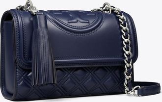 Tory Burch Damen Kleine, wandelbare Fleming Schultertasche