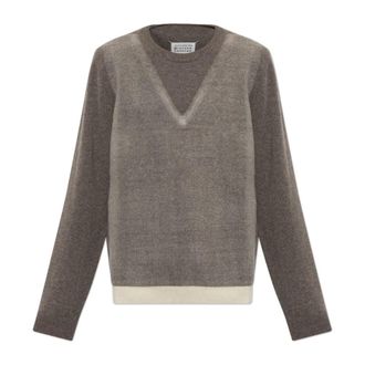 Maison Margiela Wollpullover - - Knitwear - Herren - Braun - L