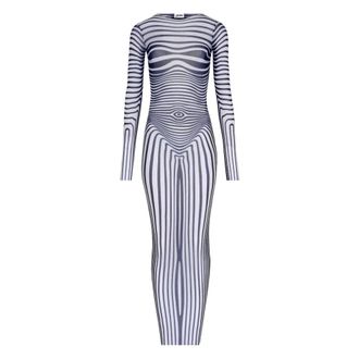 Jean Paul Gaultier Femme, Robes, Beige, Taille: 38 FR Maxi Robes