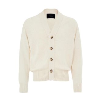 Gran Sasso Homme, Pulls, Blanc, Taille: L Cardigans