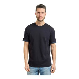 A|X Armani Exchange Homme, Tops, Bleu, Taille: S T-shirt en coton coupe classique