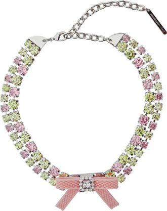 Yvmin Yvmin, Femme, Accessoires, Multicolore, Taille: ONE Size Bow Necklace