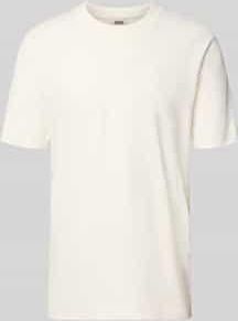 Drykorn T-Shirt mit geripptem Rundhalsausschnitt Modell RAPHAEL