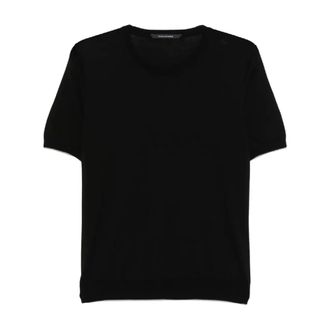 Tagliatore Homme, Tops, Noir, Taille: S V&ecirc;tements pour hommes T-shirts Polos 099 Ss25
