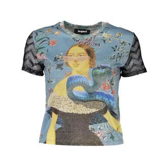 Desigual Polyester T-Shirt - - Tops - Damen - Mehrfarbig - L
