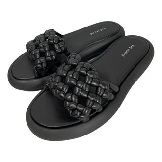 Vic Mati&eacute; 6800 Suave Plateau Pantolette - - Shoes - Damen - Schwarzk - 38 EU